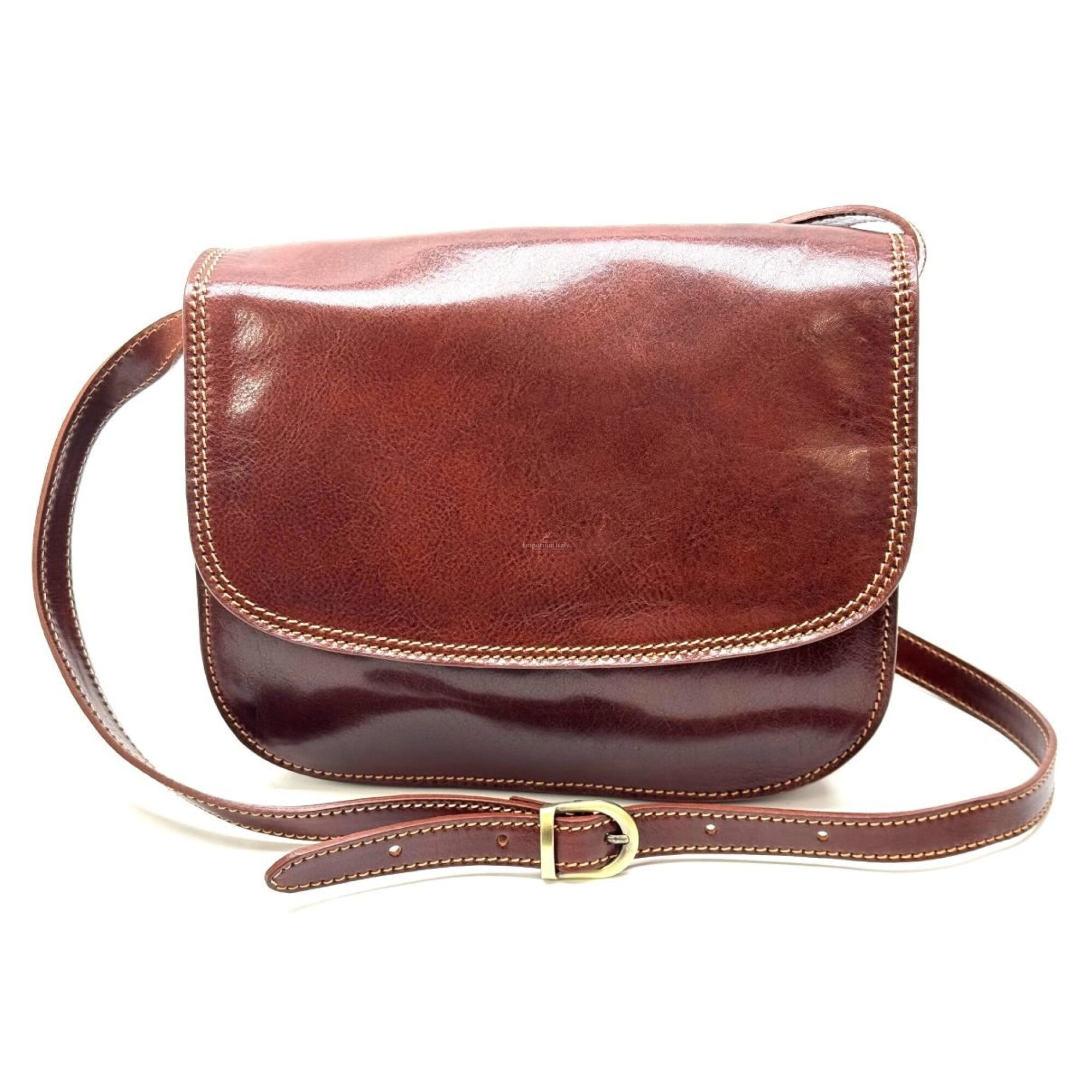 Borsa donna in vera pelle CHIAROSCURO mod. TAMMY colore MARRONE, borsa ...
