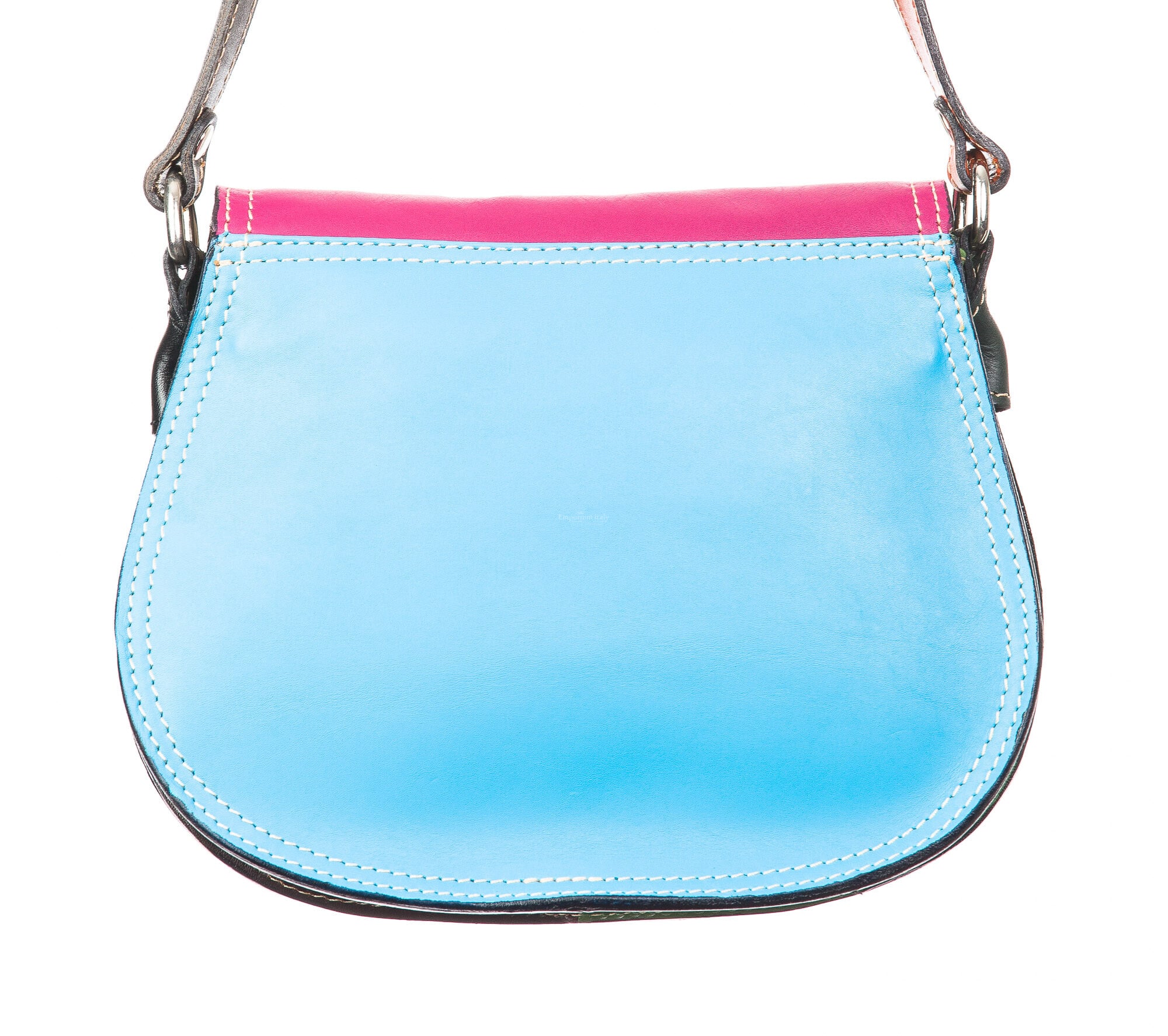 Borsa donna in vera pelle CHIAROSCURO mod. ELANIE, MULTICOLORE, Made in ...